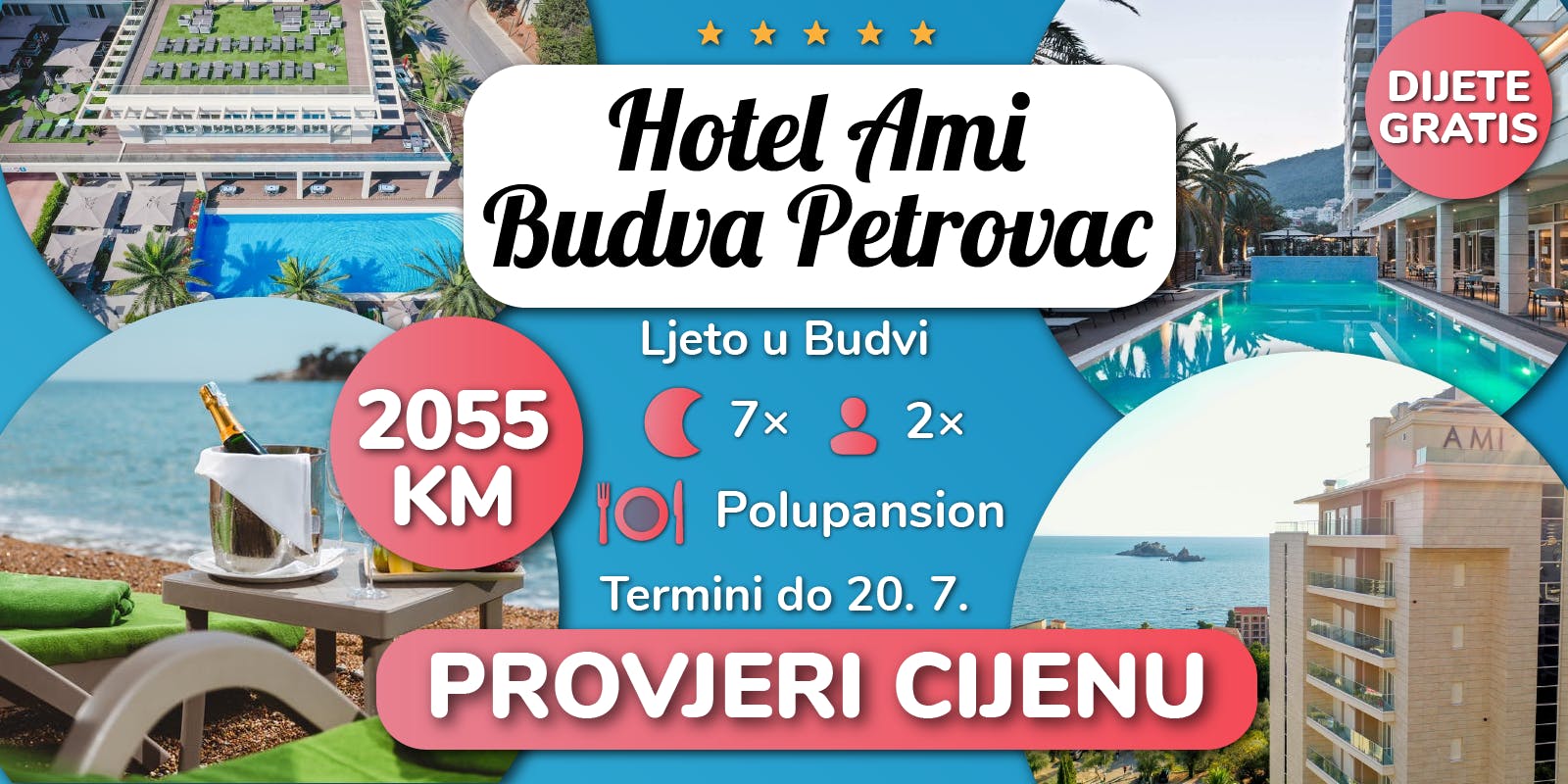 Najniže cijene hotelskih paketa, Megabon